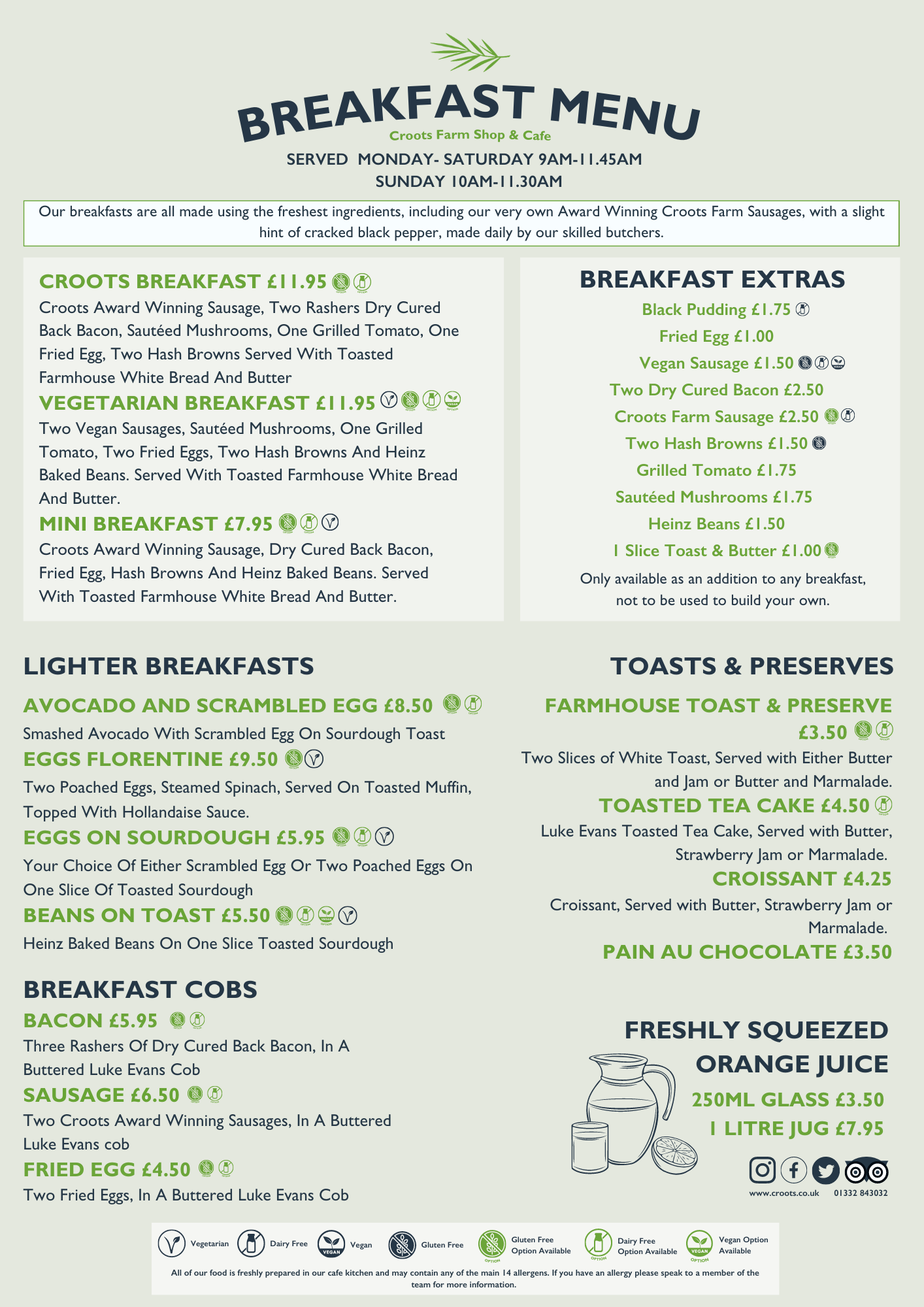 Café | Croots Farm Shop