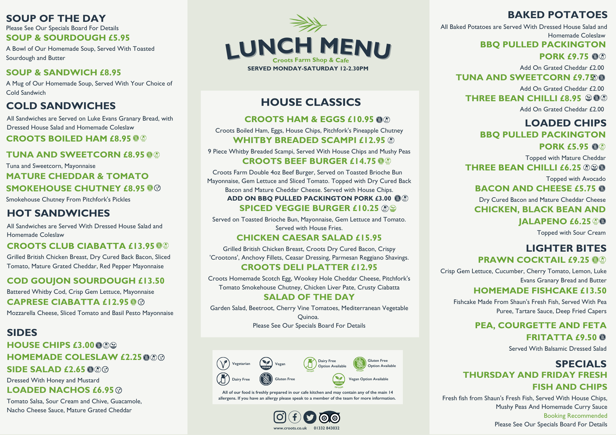 Café | Croots Farm Shop