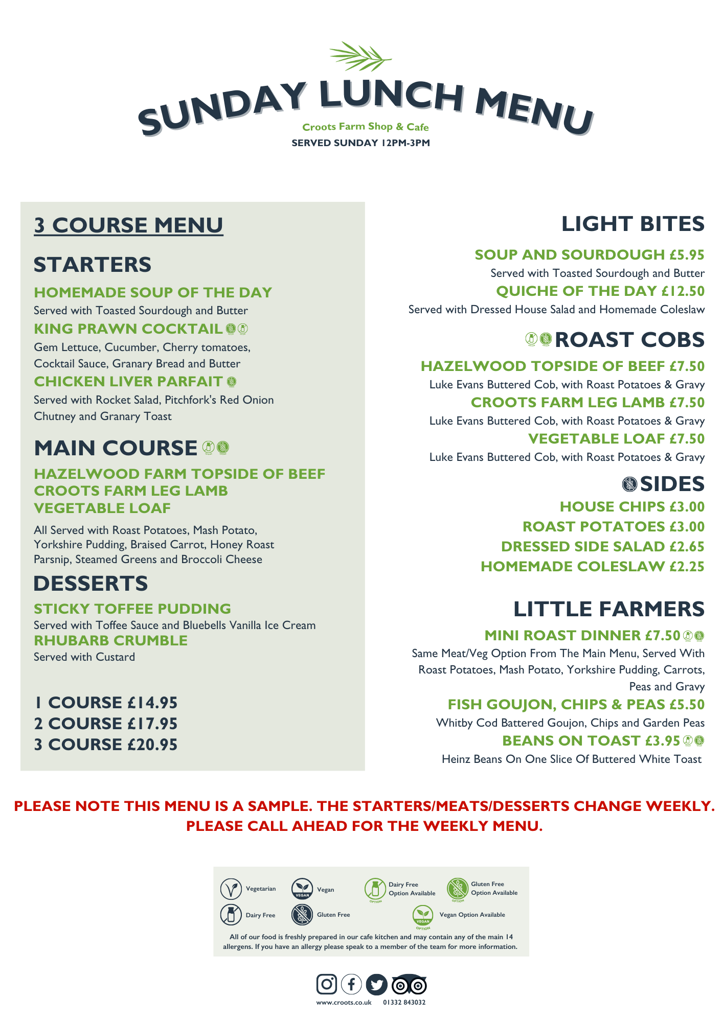 Café | Croots Farm Shop